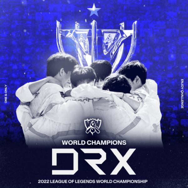 'LCK 4시드의 낭만'...DRX, 2022 롤드컵 우승