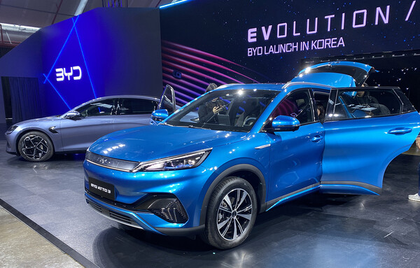 BYD, 소형 SUV '아토3' 출시…올해 3개 모델 선보일 예정