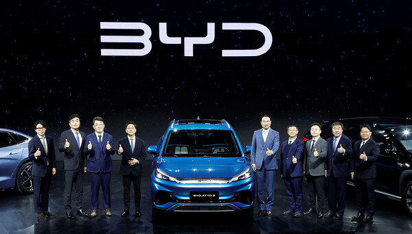BYD, 소형 SUV '아토3' 출시…올해 3개 모델 선보일 예정
